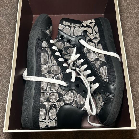 Coach | Shoes | Coach Ellis Hightop Sneakers | Poshmark
